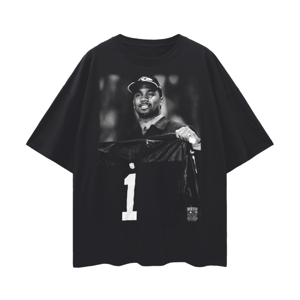 Breezy Excursion | Draft Day Woodson 100% Cotton Basic Tee